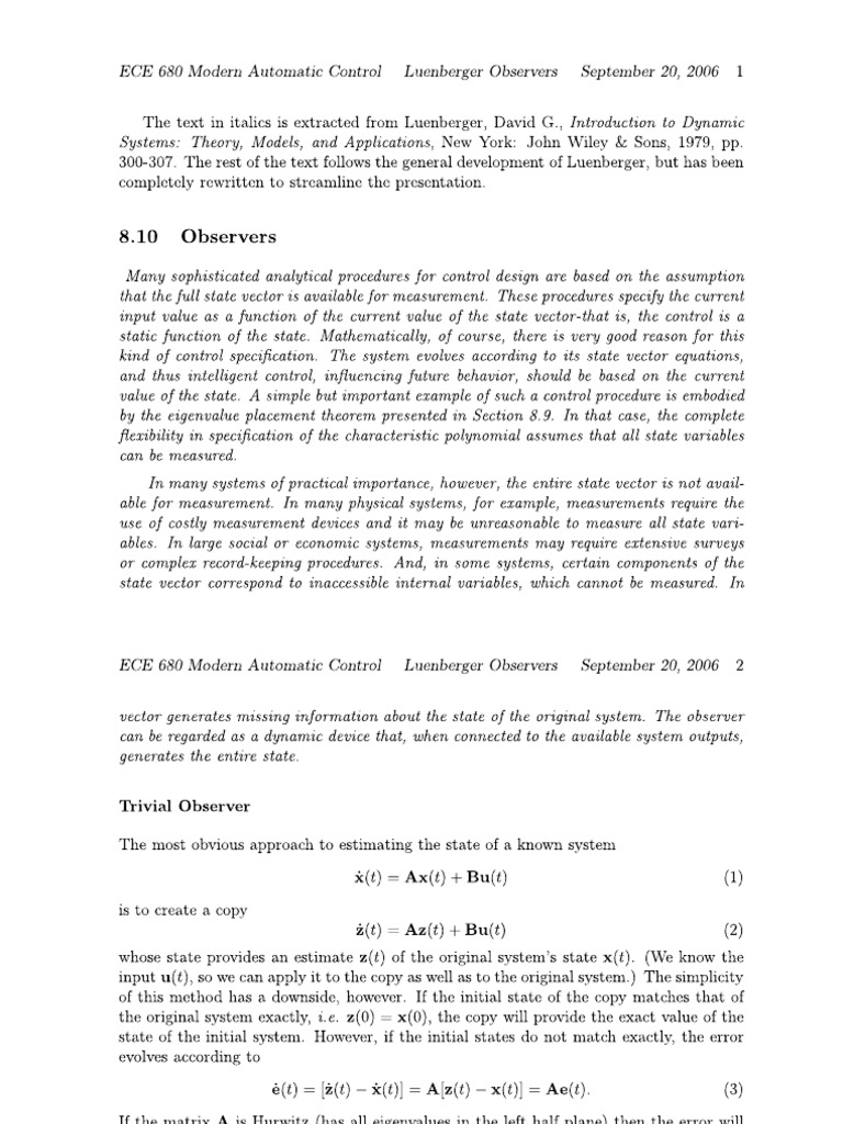 Leunberger Observer. | PDF