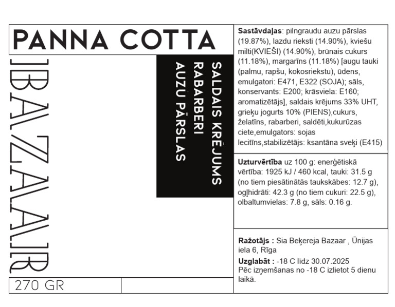 Panna Cota | PDF
