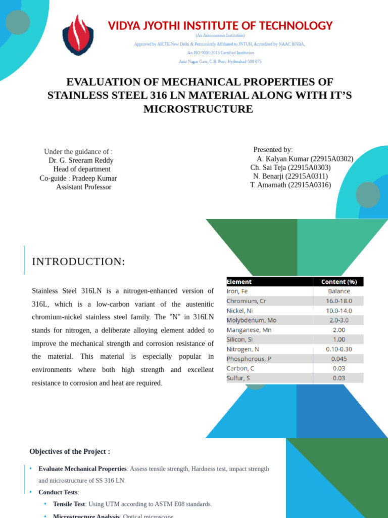 Final PPT For Today | PDF | Fracture | Ultimate Tensile Strength