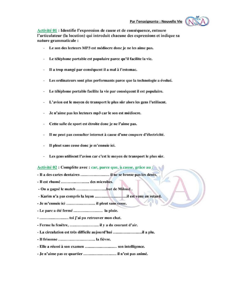 Exercices | PDF