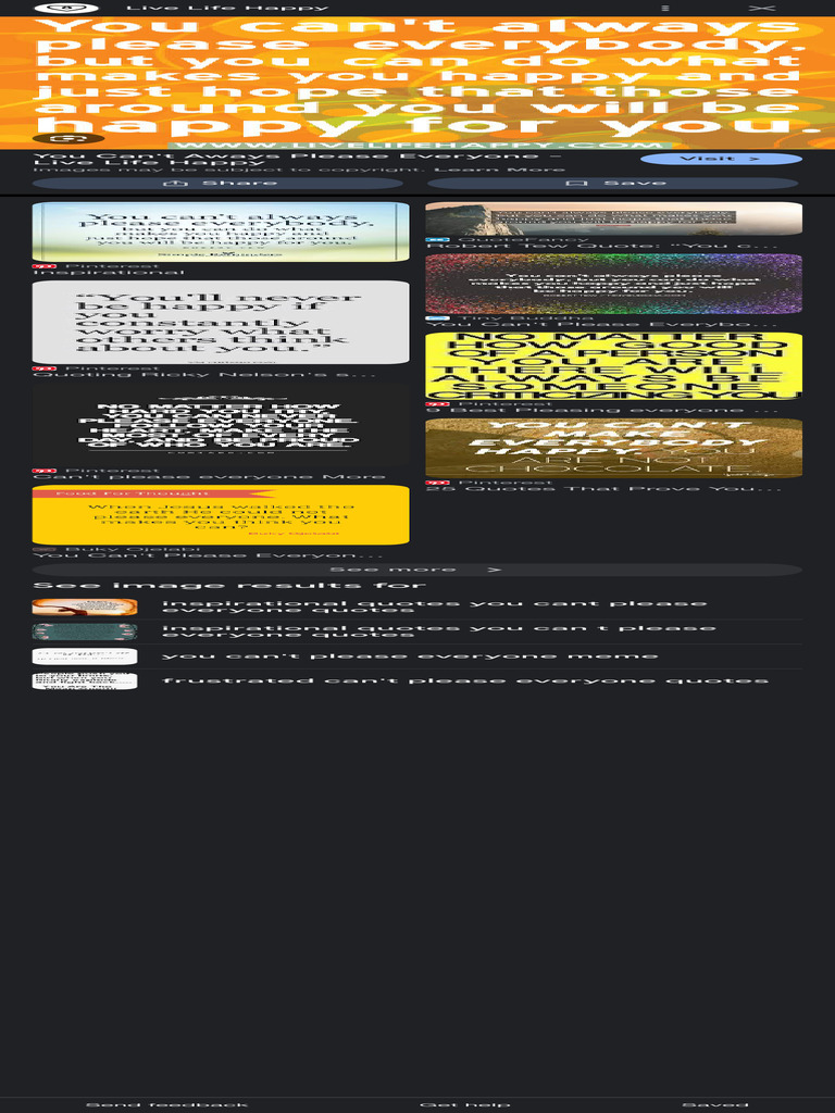 You Cannot Please Everybody - Google Search | PDF
