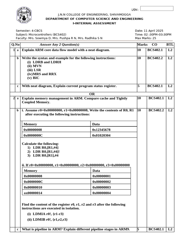 Mc-Test1 25 RSN | PDF