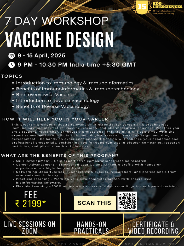 Vaccine Design Workshop 2025 | PDF