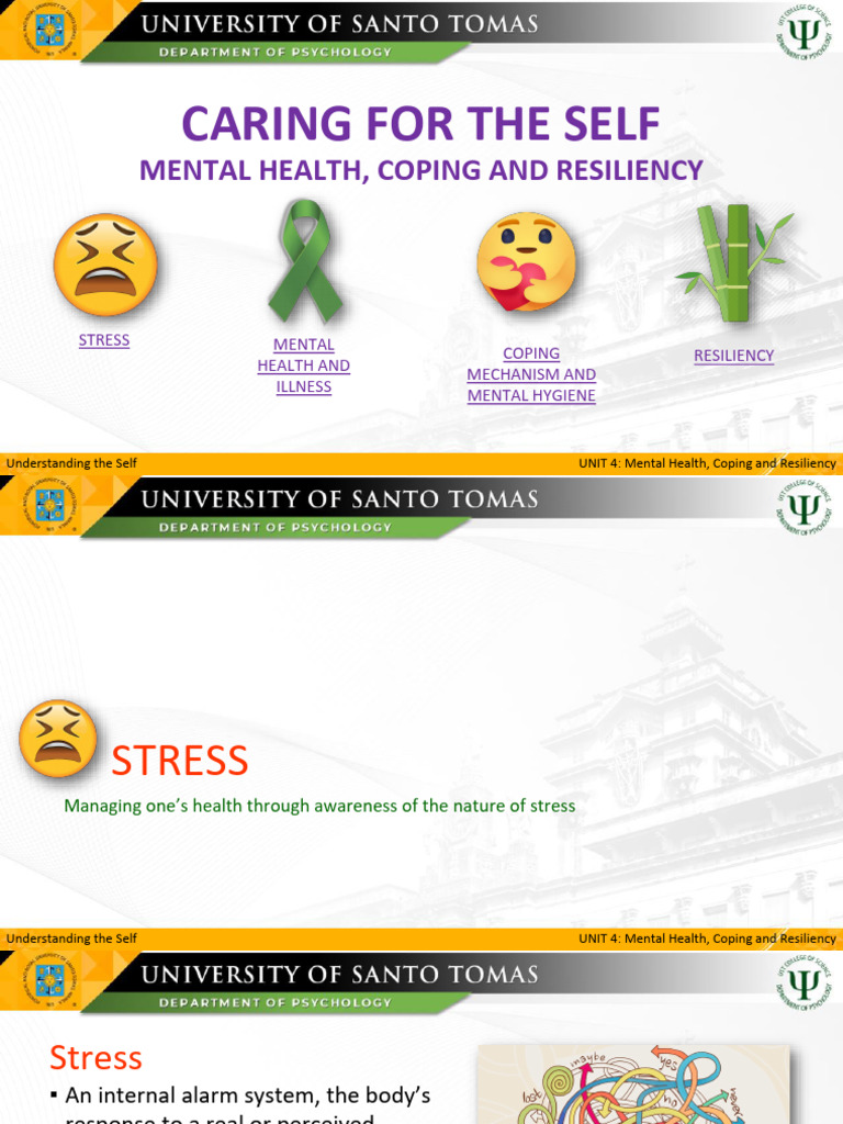 Understanding Stress and Mental Health | PDF | Psychological Resilience ...