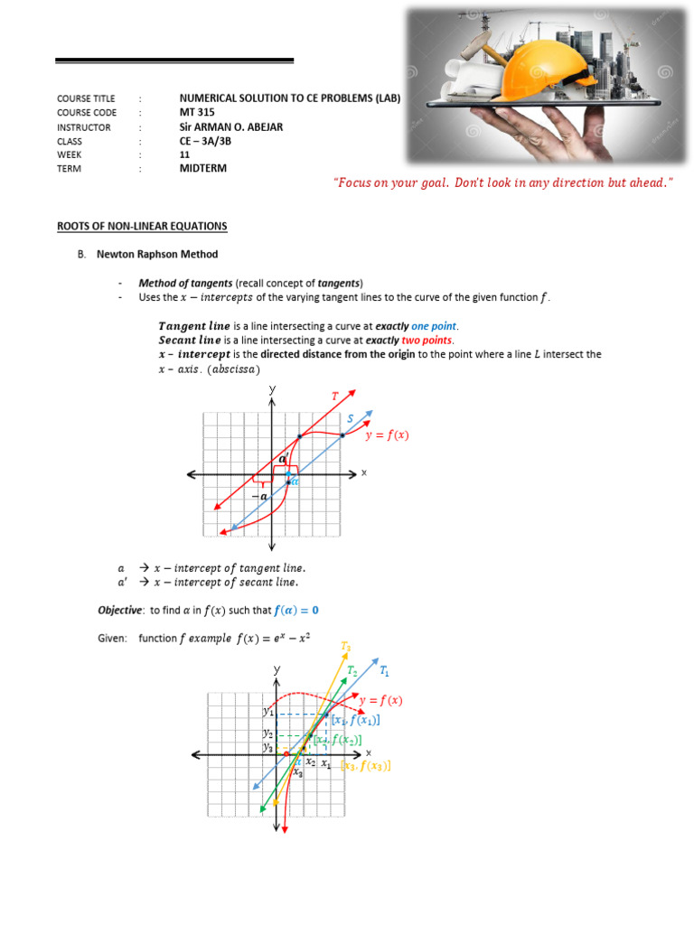 NSCEP-Lecture-Mid-Term-4.0-Roots-of-Non-Linear-Equation-.-Newton ...