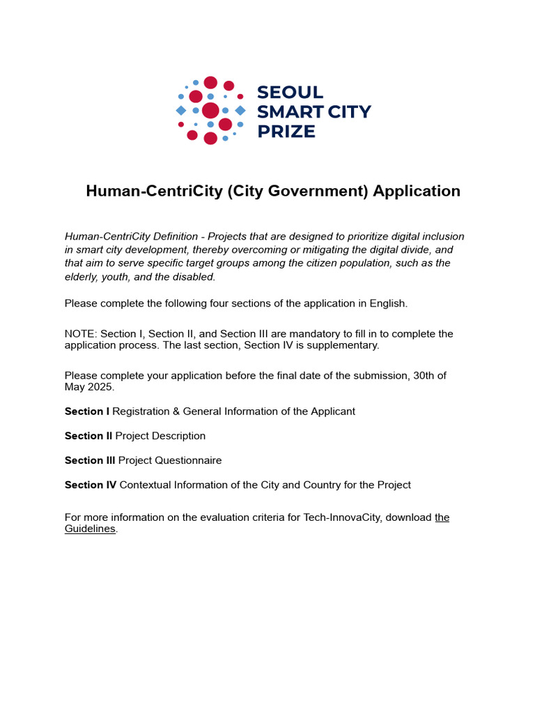 Application - Human-CentriCity - City Government | PDF | Policy ...