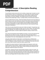 KS2 Descriptive-Setting Word Mat Haunted House | PDF