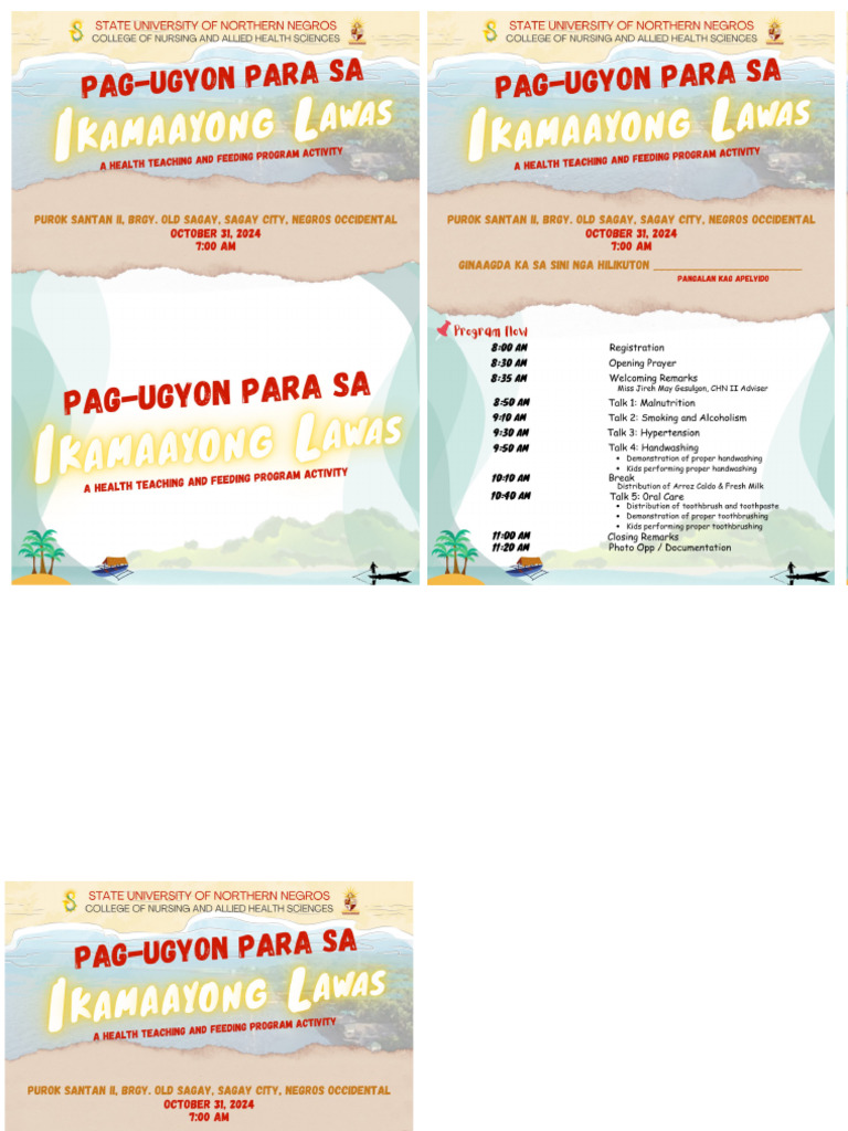 Invitation and Program For CHN II 2024-2025 | PDF