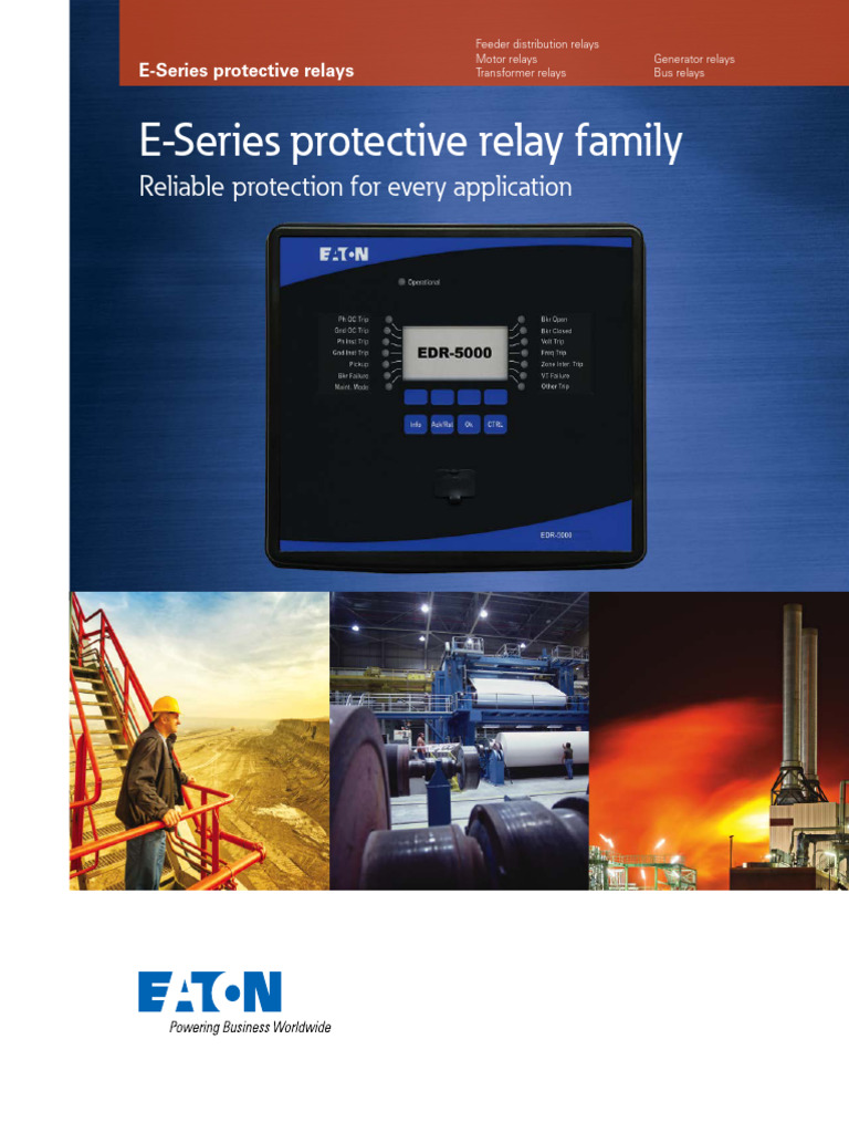 Eaton E-Series Protective Relays Overview | PDF | Relay | Ac Power