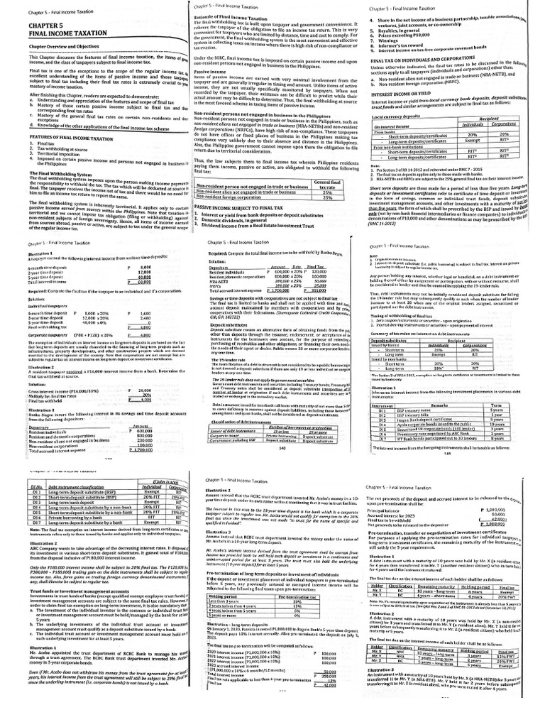 Income Tax Chapter 5 Pdf