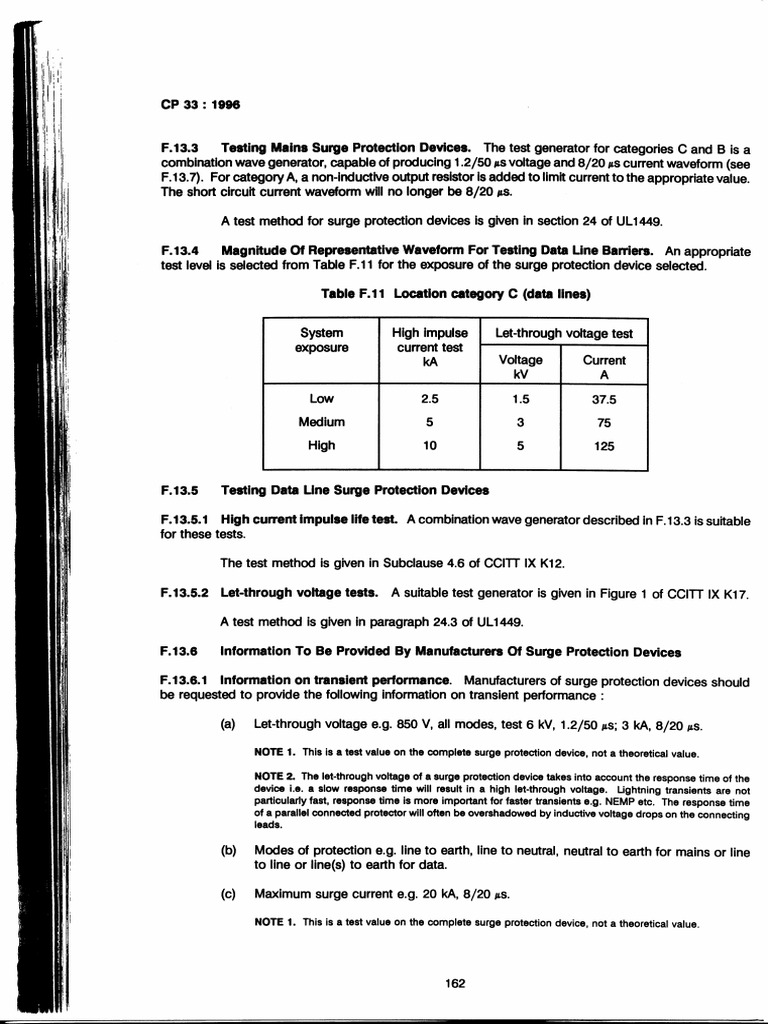 CP 33 1996 Lightning Protection-164 | PDF