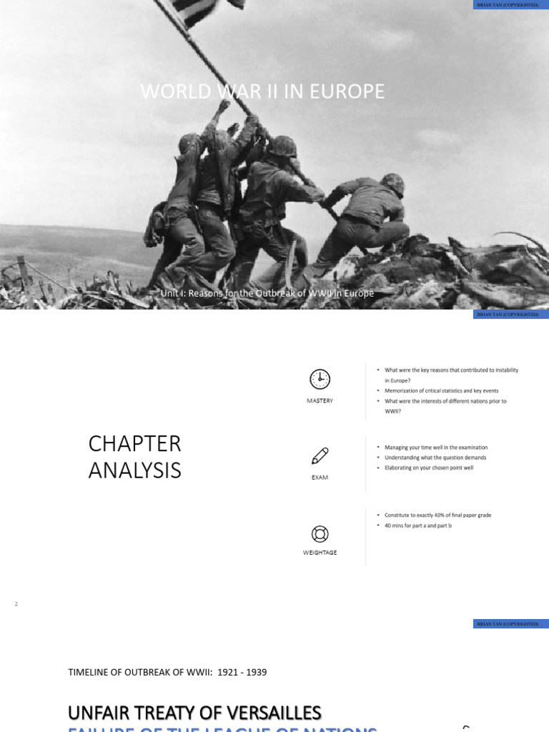 (HIST) - Outbreak of WWII in Europe | PDF | World War II | Adolf Hitler