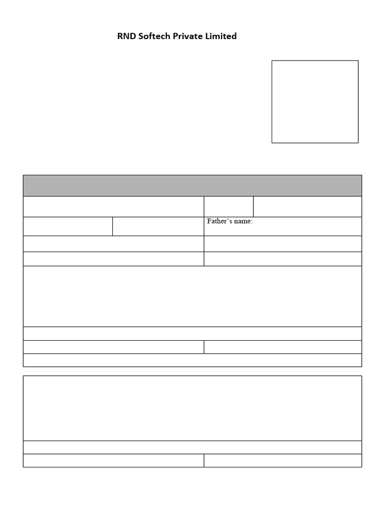 BGV Form With LOA-RND Softech | PDF | Background Check | Temporary Work