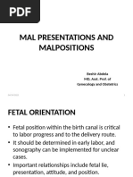 Malpresentation and Malposition Ppt | PDF | Pelvis | Anatomical Terms Of Motion