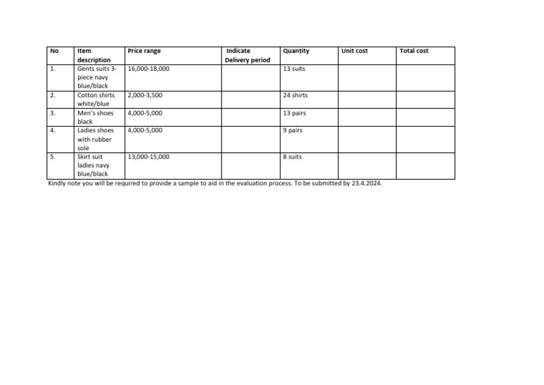 Uniform Description Final 1 | PDF