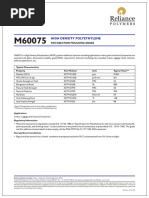 C080MA Impact Copolymer Data Sheet | PDF | Yield (Engineering ...