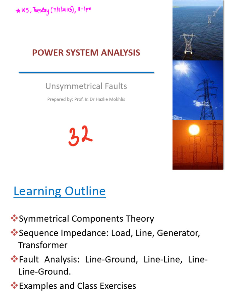 L6 - Symmetrical Components | PDF | Electricity | Electrical Engineering
