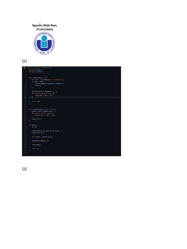 C C++ LAB 06 Assignment1 | PDF