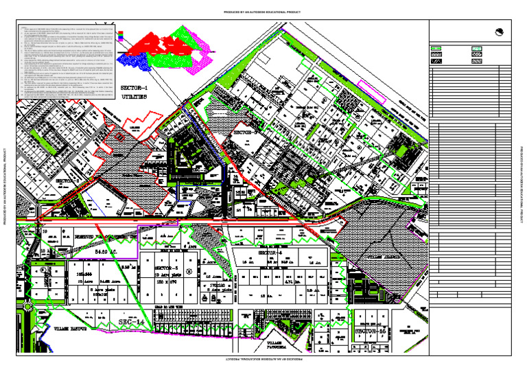 Revised Layout Plan for Suthani Village | PDF