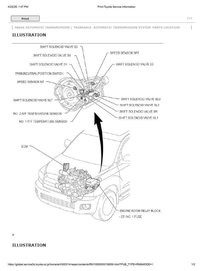 Ab60e Automatic Transmission - Transaxle Automatic Transmission System ...