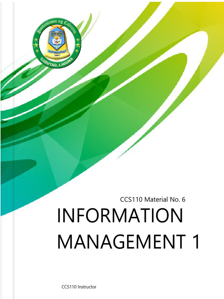 CCS110-Midterm-Workbook (20250225161549) | PDF | Sql | Databases