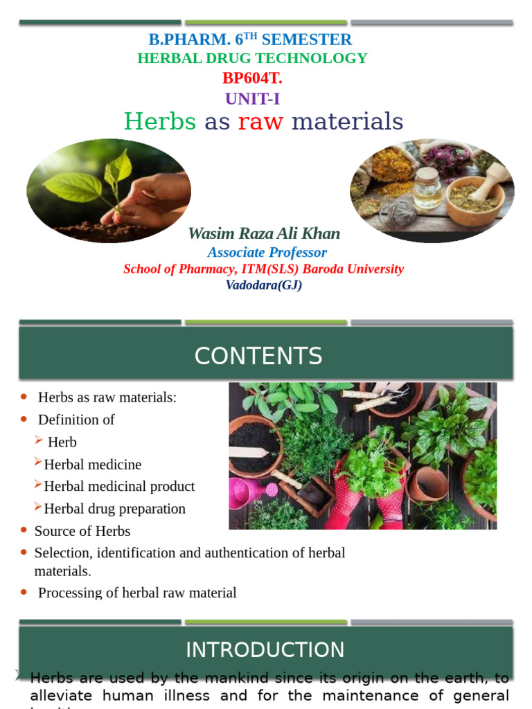 Herbal Drug Technology Overview | PDF