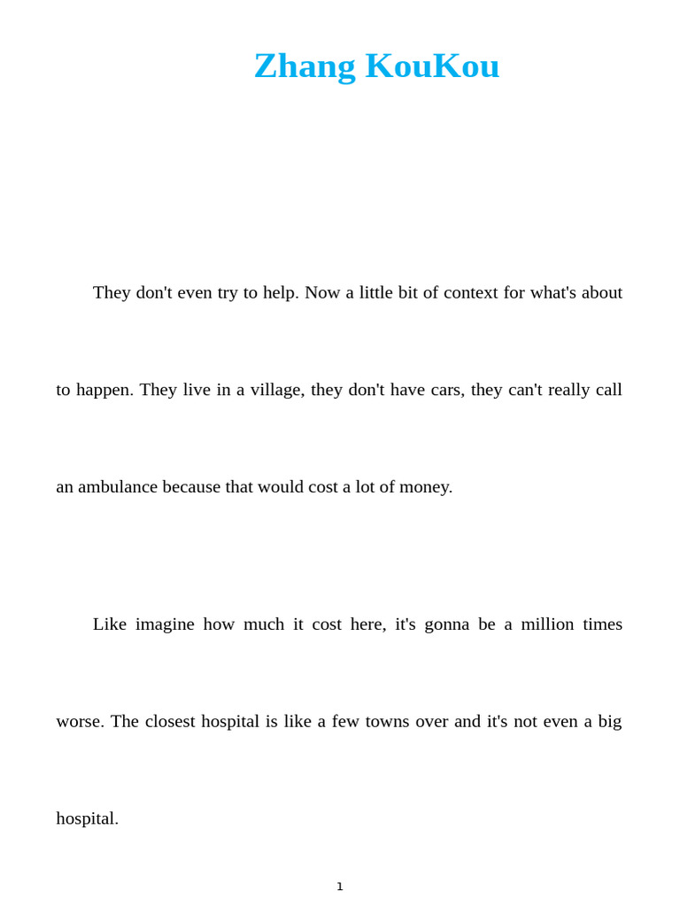 Tragedy of Zhang KouKou's Family | PDF | Capital Punishment | Murder