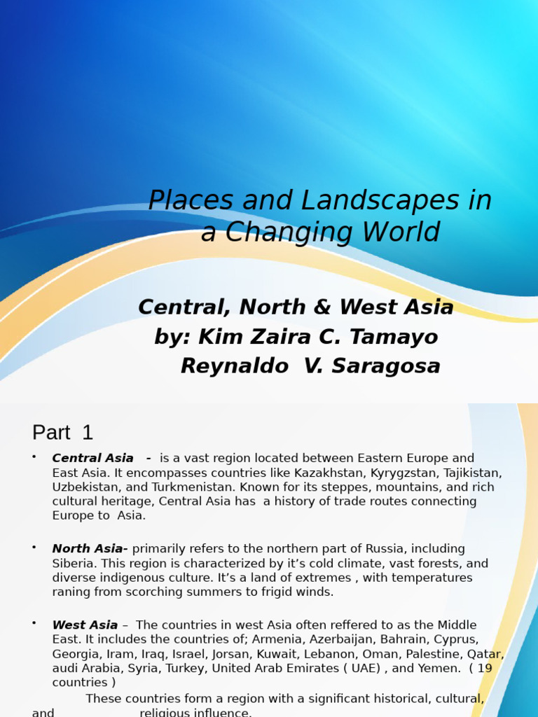 Places and Landscapes in A Changing World | PDF | Bethlehem | Israel