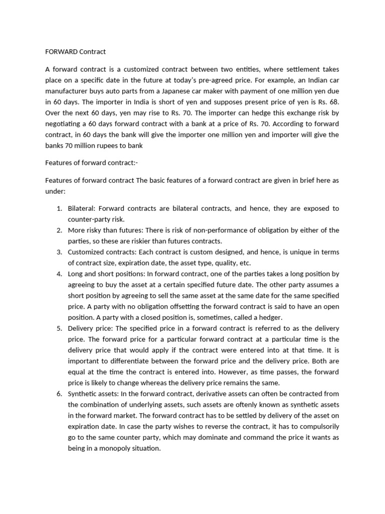 Derivative 2 | PDF | Cost Of Living | Futures Contract