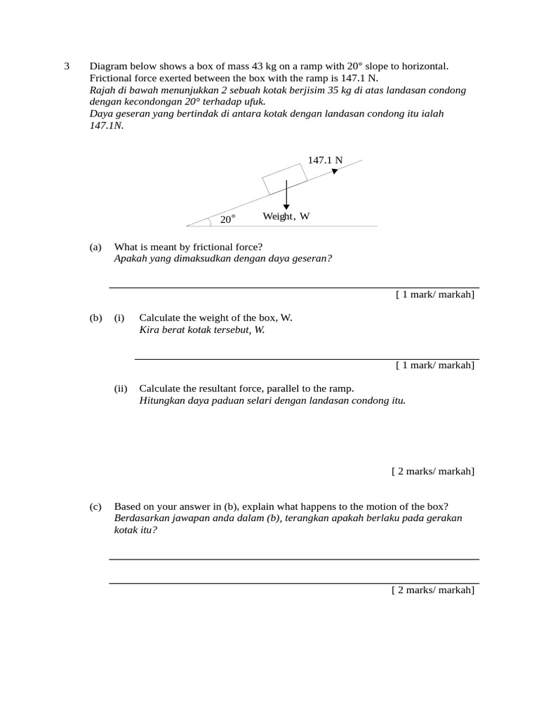2A (6m) Incline Plane - DIC12 | PDF