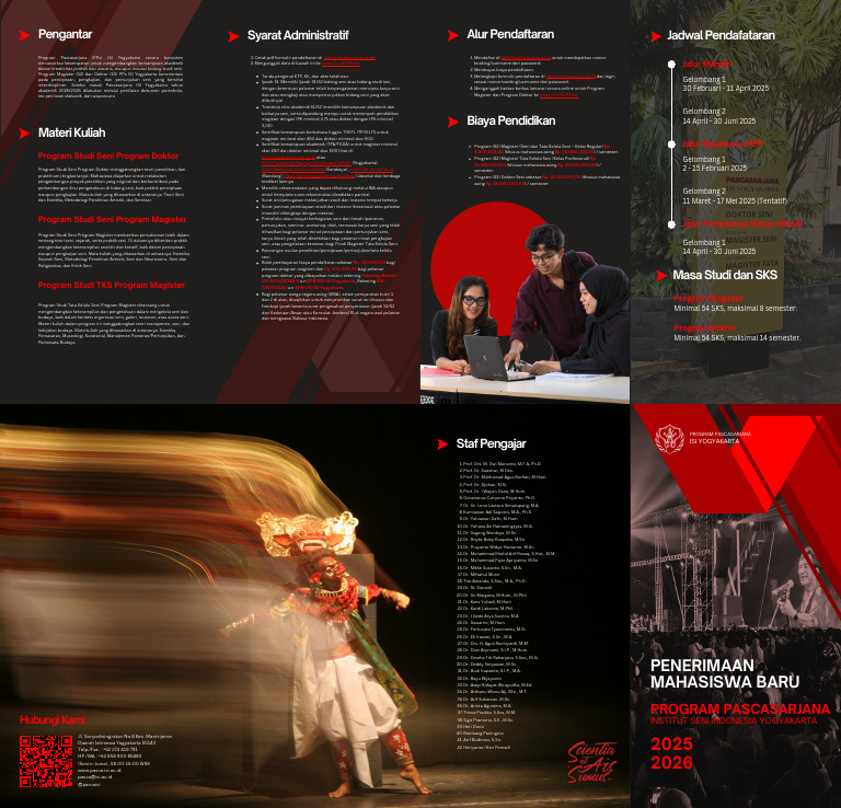 Brosur PMB Pasca ISI2 | PDF