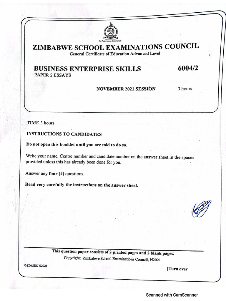 A Level Bes 2 2021 | PDF