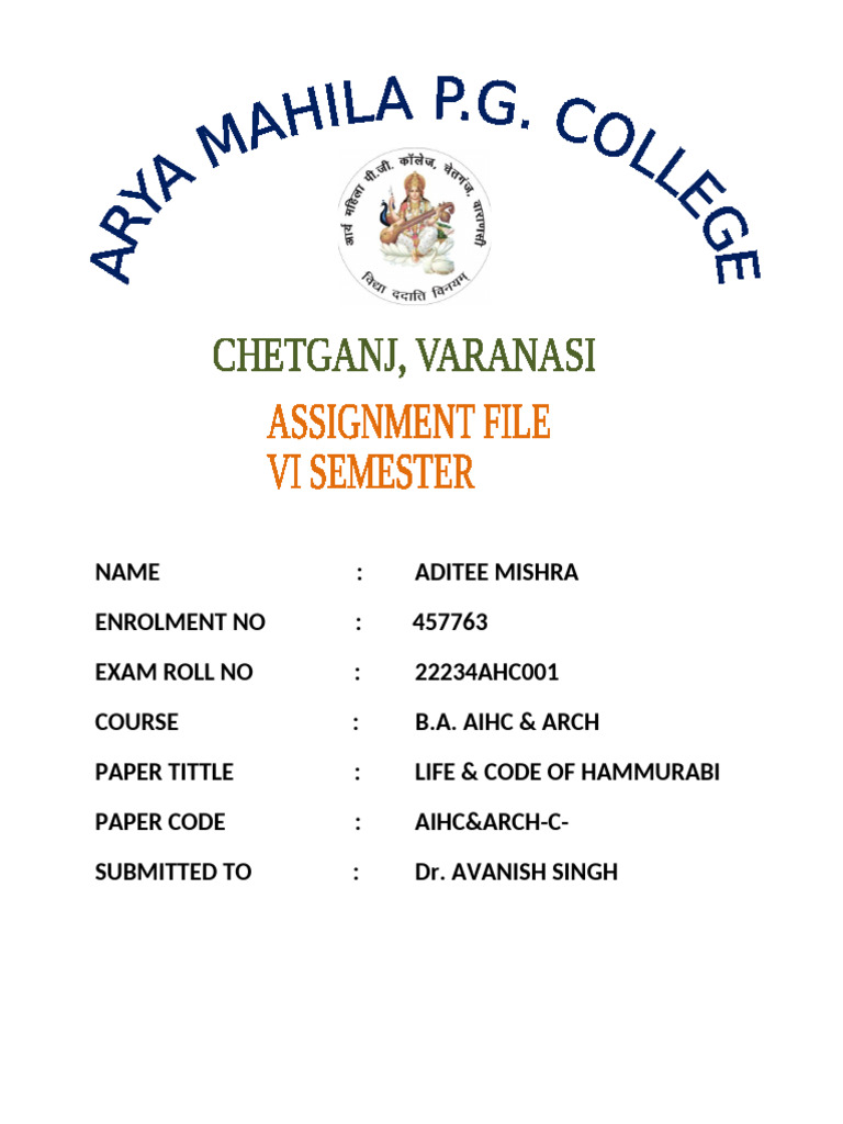 Arya Assignment | PDF