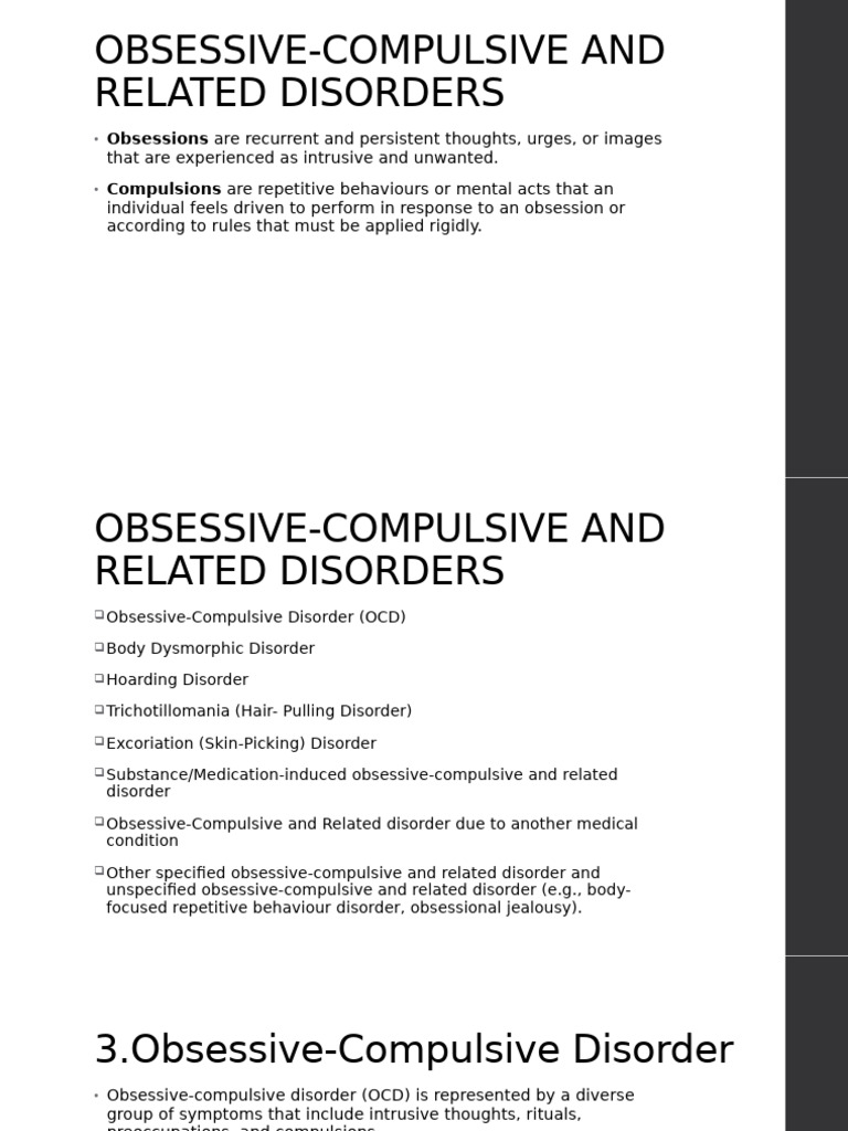 Understanding Obsessive-Compulsive Disorders | PDF | Obsessive ...