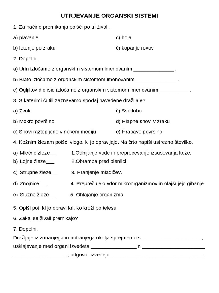 Utrjevanje Organski Sistemi 2 | PDF