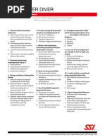 IADRS Annual Watermanship Test Overview | PDF | Underwater Diving ...