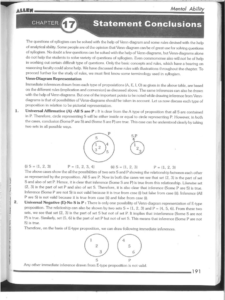 (A) Statement Conclusions | PDF