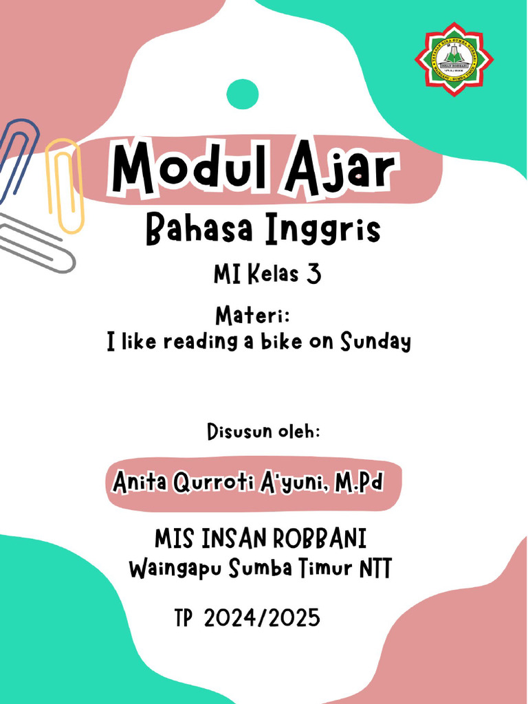 Modul Ajar Nama Hari | PDF