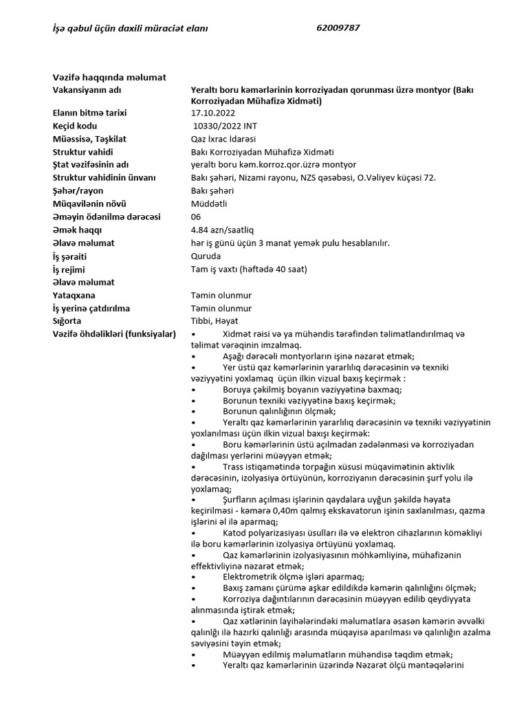 Data Overview - Yeralt# Boru k#m#Rl#Rinin Korroziyadan Qorunmas# #ZR# Montyor (Bak# Korroziyadan ...