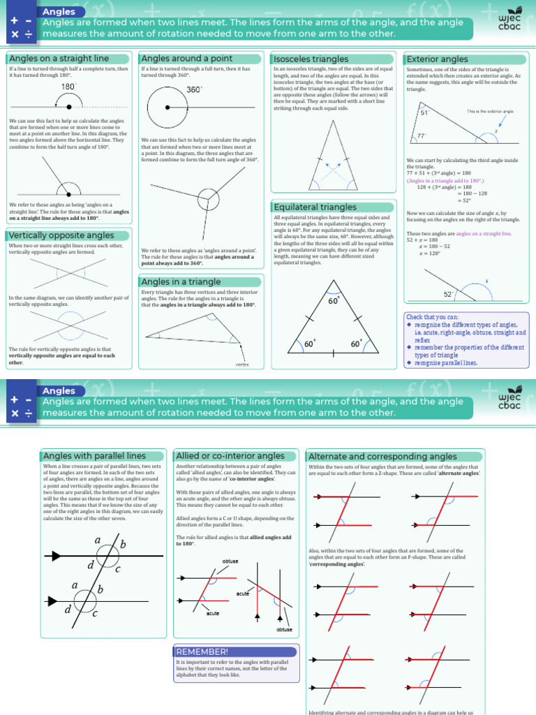 Angles Foundation | PDF | Triangle | Angle