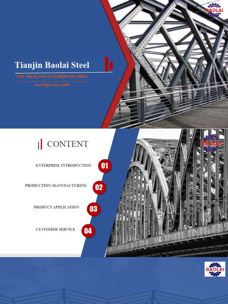 Tianjin Baolai Steel Manufacturer Overview | PDF | Numerical Control ...