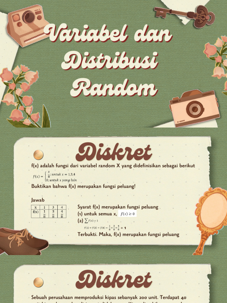 Variabel Dan Distribusi Random | PDF