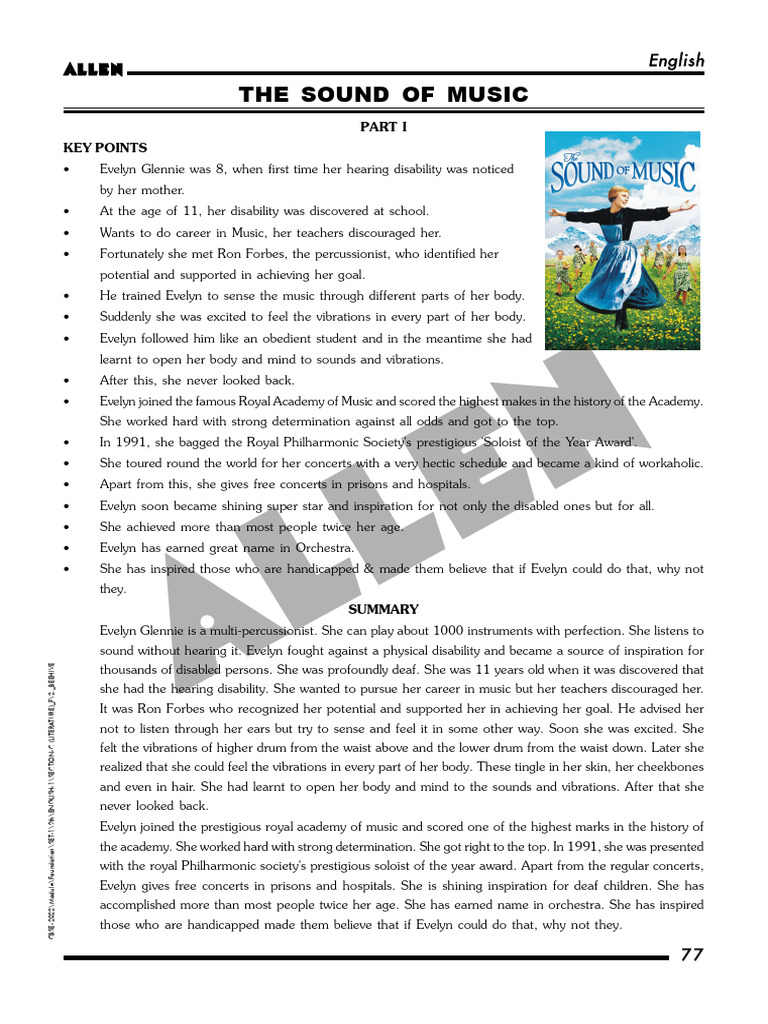 9th - 4 - The Sound of Music | PDF