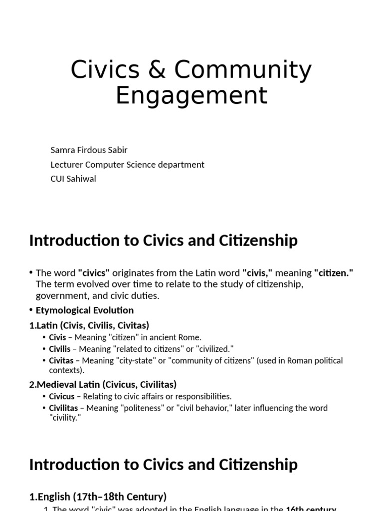 Understanding Civics and Citizenship | PDF | Citizenship | Democracy