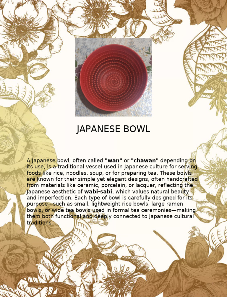 Japanese Bowl | PDF
