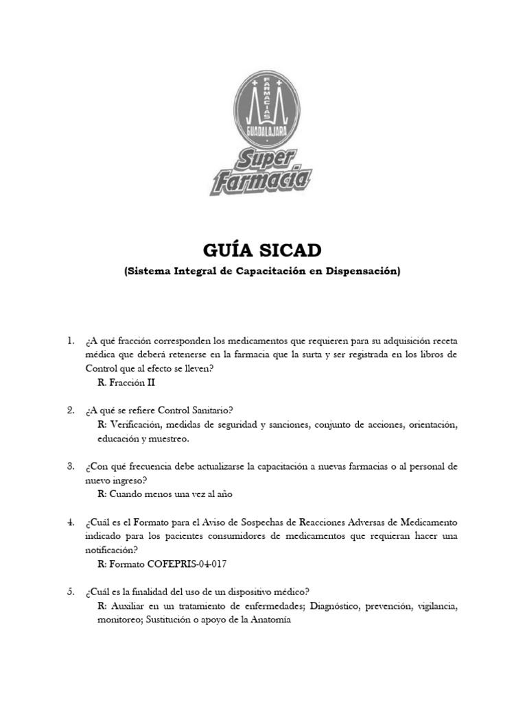 Guía Sicad 2024 Orden Alfabético Iván | PDF | Farmacia | Medicamentos con receta
