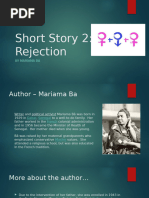 Rejection: A Narrative of Defiance | PDF | Narration
