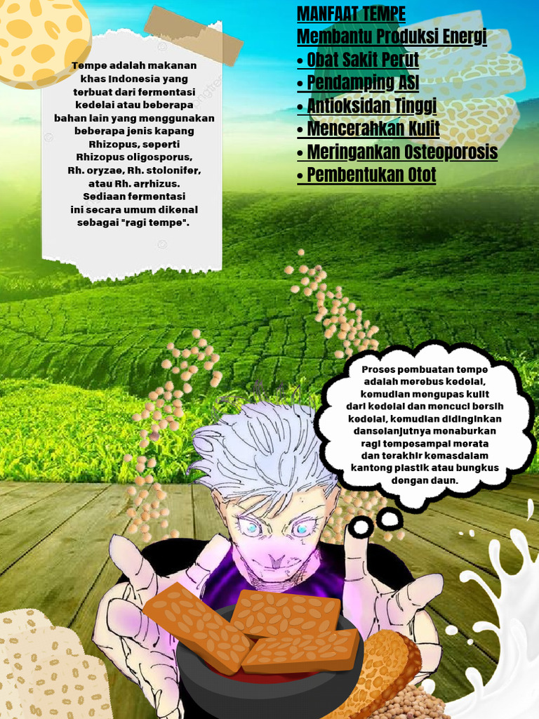 Tempe Adalah Makanan Khas Indonesia Yang Terbuat Dari Fermentasi ...
