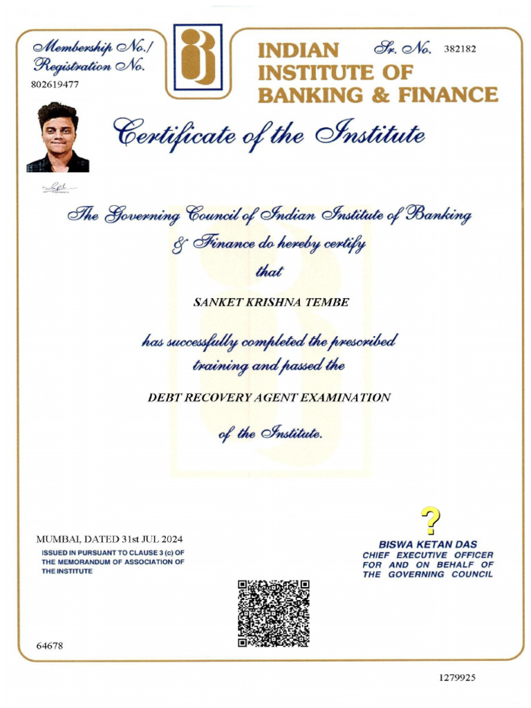 SANKET Certificate | PDF