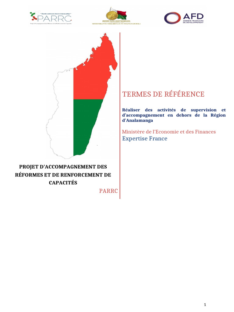 Projet PARRC : Renforcement Capacités | PDF | Budget